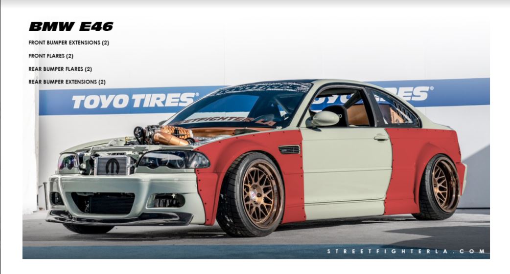 BMW E46 Wide Body Kit | StreetFighter LA – STREETFIGHTER LA
